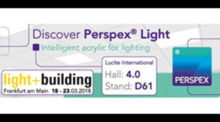 Perspex - News | Light & Building Frankfurt | Perspex