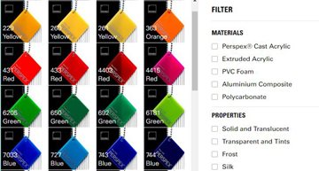 Perspex - Perspex® Acrylic, Aluminium Composite, PVC Foam - Cut To Size