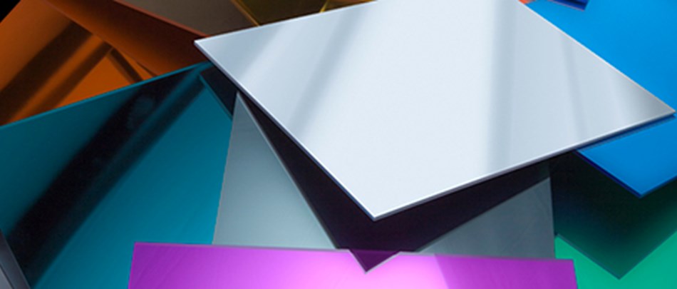Perspex - Coloured mirror acrylic sheets cut to size